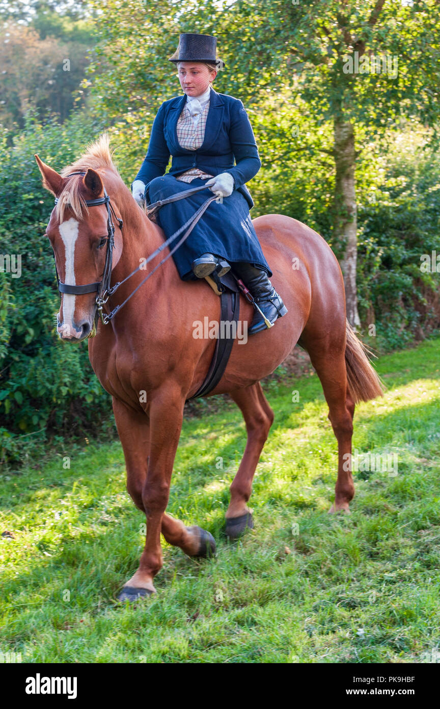 Posh girl riding hi-res stock photography and images - Alamy