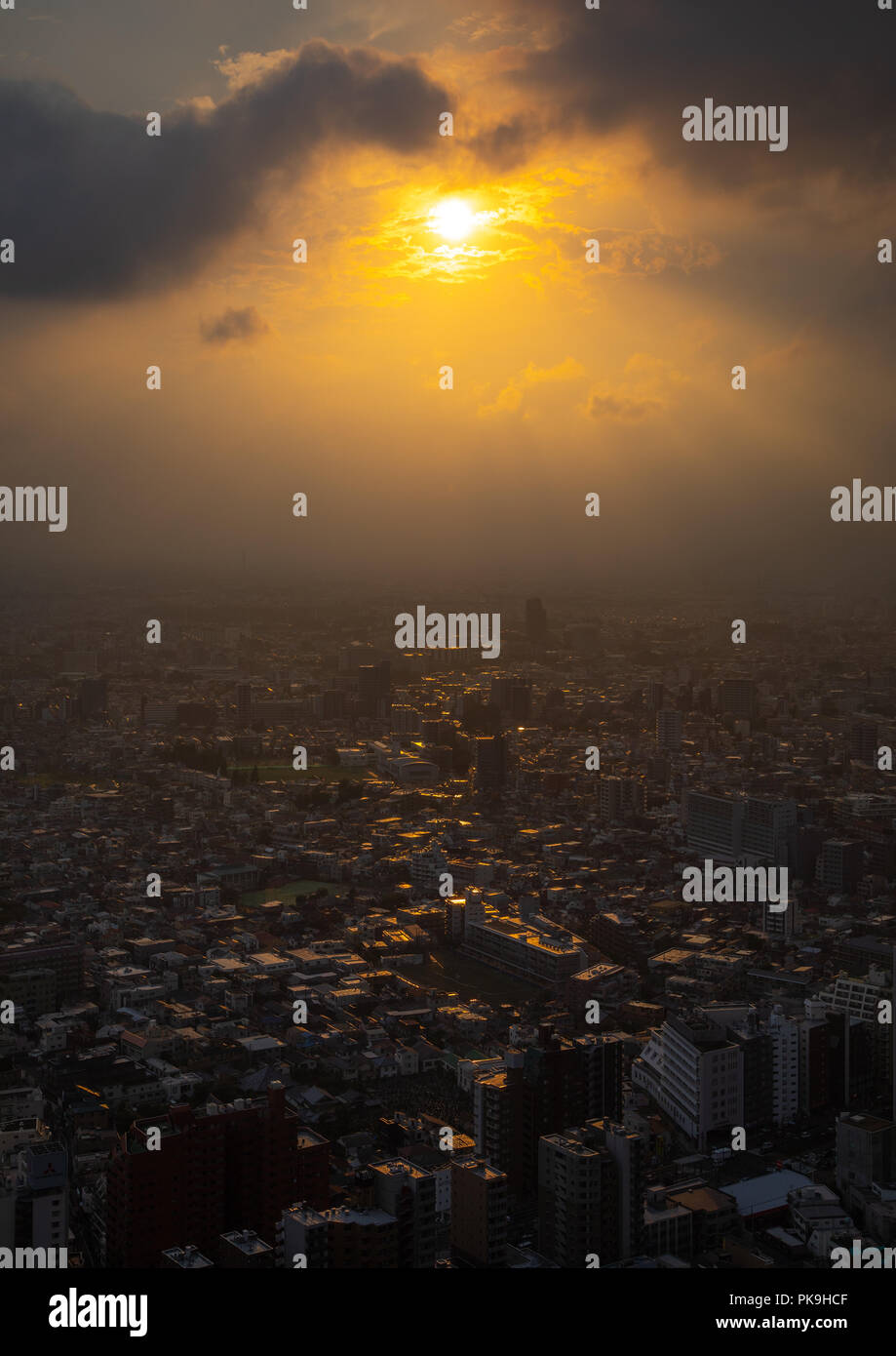 Aerial view town kanto hi-res stock photography and images - Alamy