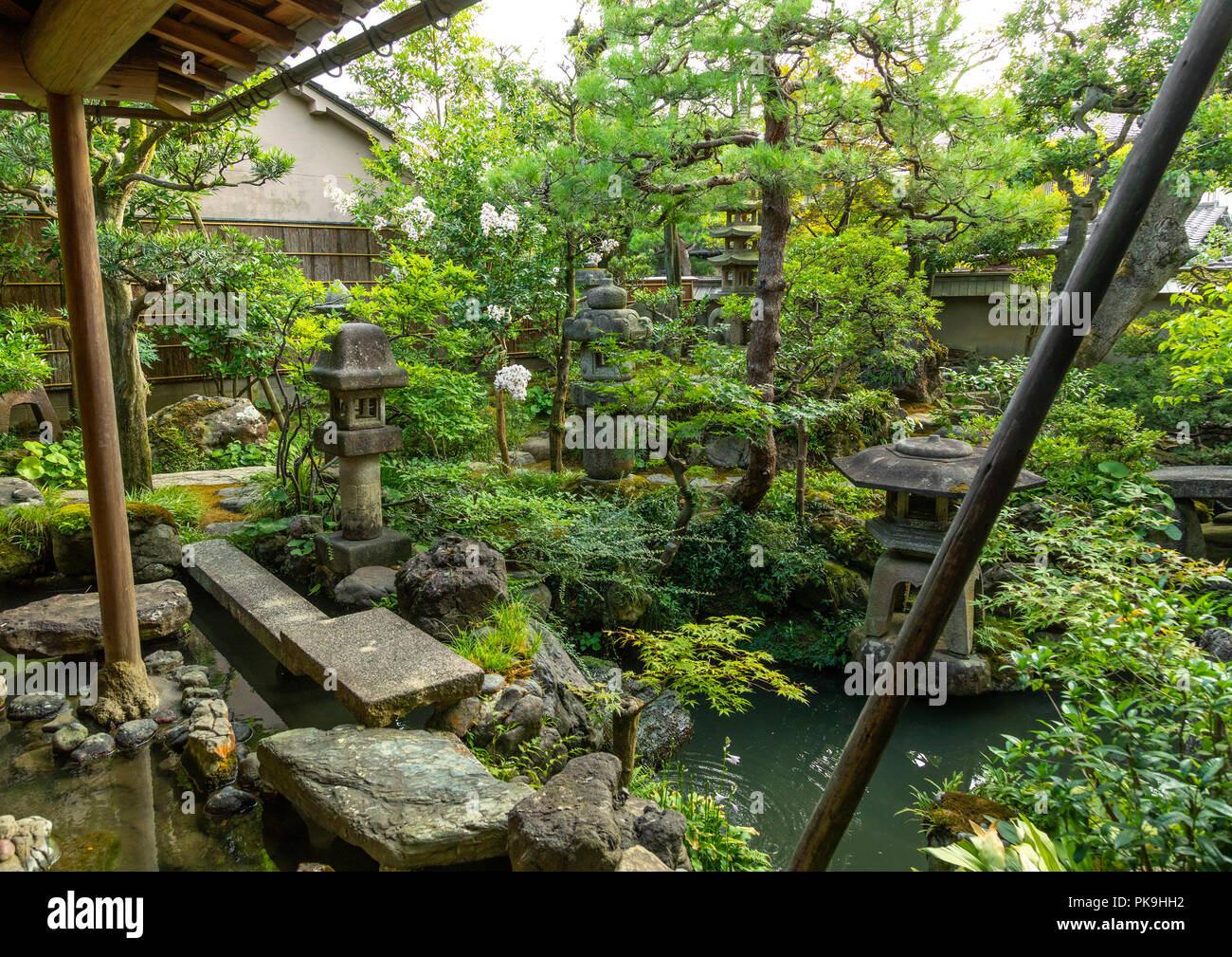 Nomura family samurai house japanese garden in nagamachi quarter ...