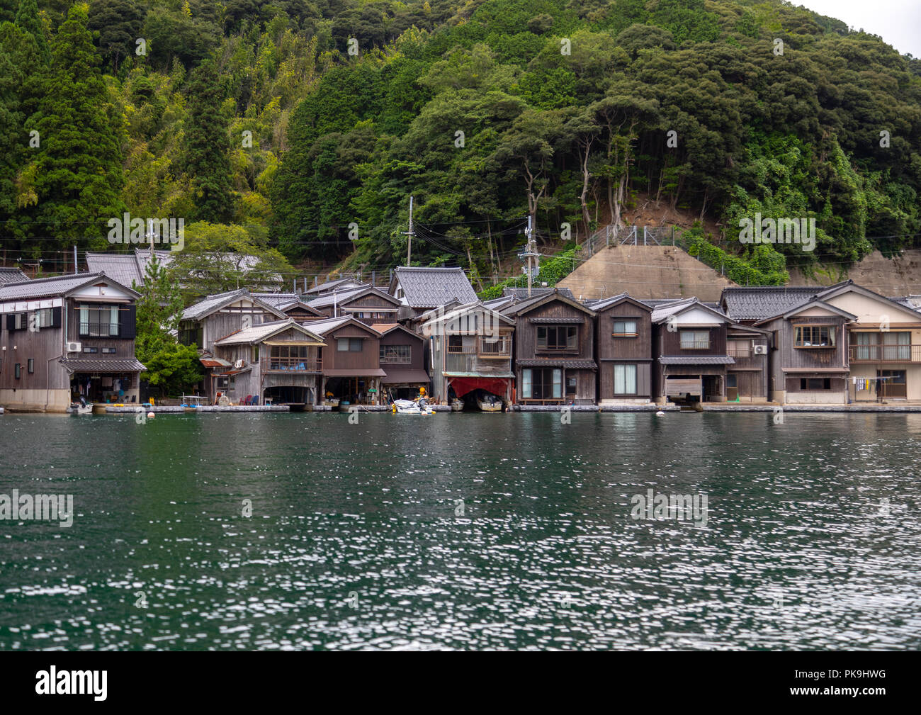 Funaya fishermen houses, Kyoto prefecture, Ine, Japan Stock Photo - Alamy