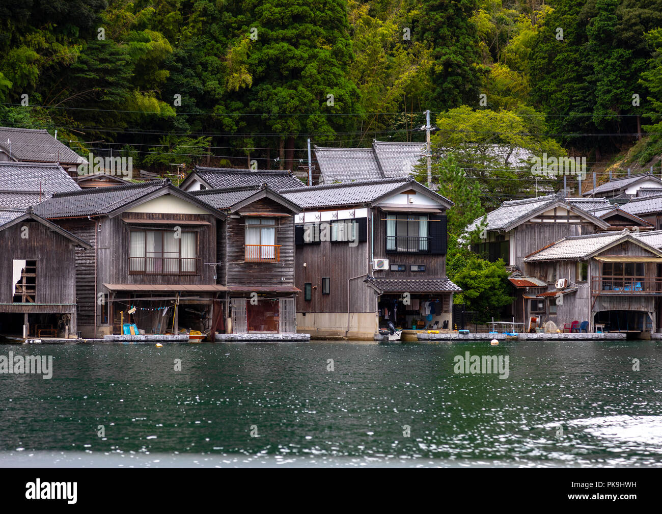 Funaya fishermen houses, Kyoto prefecture, Ine, Japan Stock Photo - Alamy