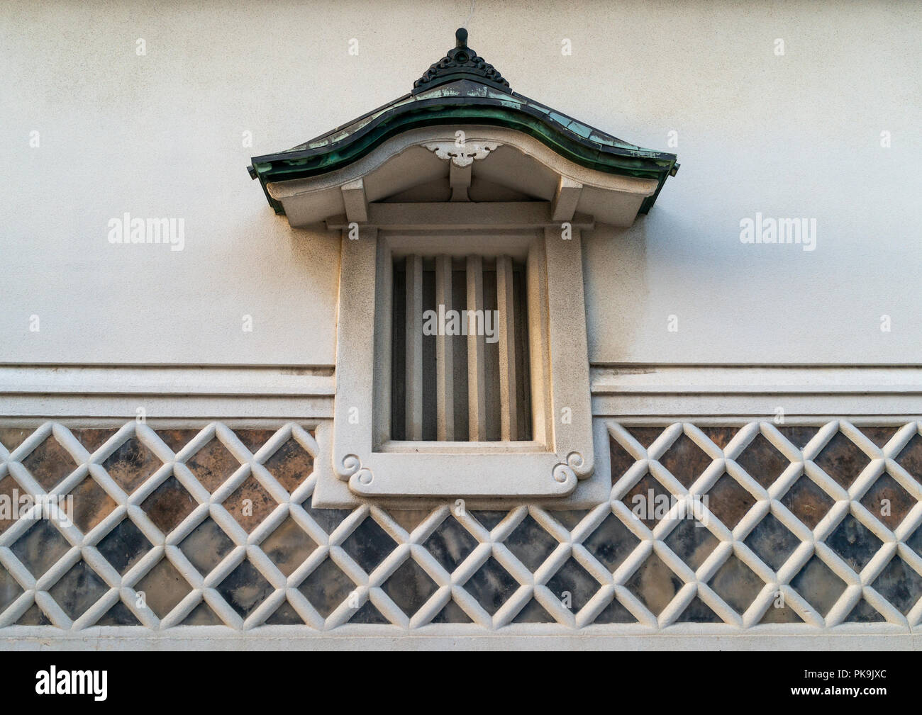Traditional house window in Kazue-machi chaya geisha district, Ishikawa ...