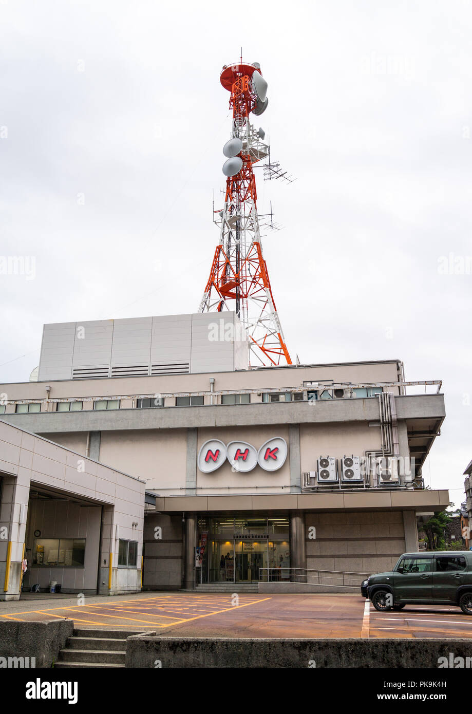 NHK television tower, Ishikawa Prefecture, Kanazawa, Japan Stock Photo ...