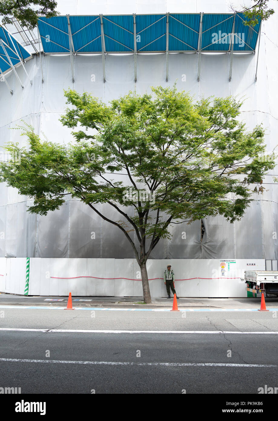 Construction site security guard hi-res stock photography and images ...
