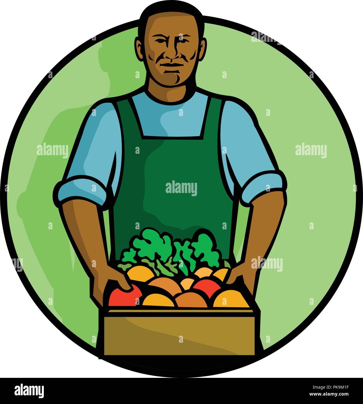 Green grocer greengrocer Stock Vector Images - Alamy