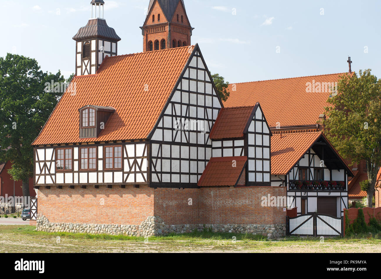 Wooden church built in 24 hours in 2013 to recreate a historical event ...