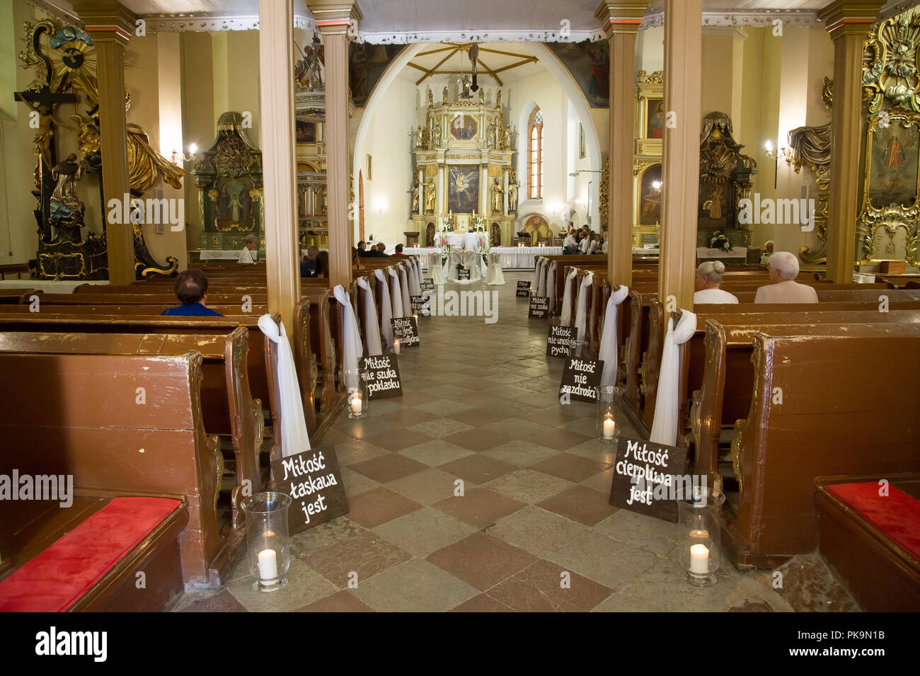St michael archangel church interior hi-res stock photography and ...