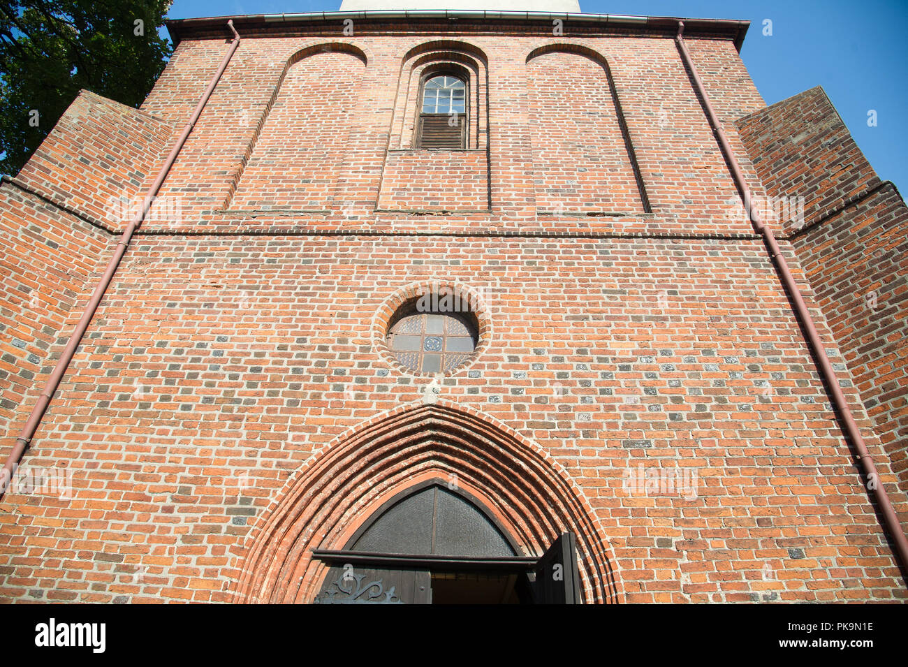 Gothic Church of St. Michael the Archangel in Skarszewy, Poland ...
