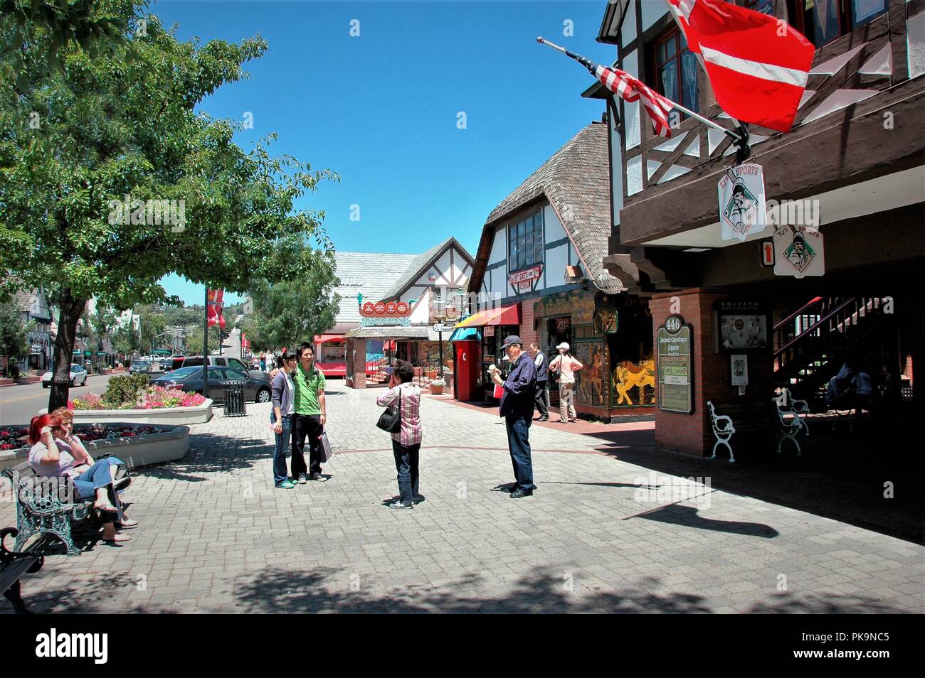 Solvang California, a Danish community Stock Photo - Alamy