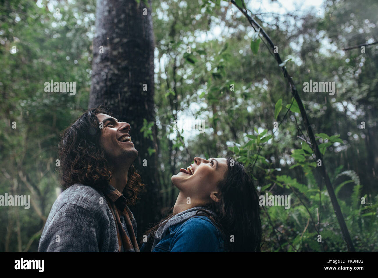 Catching raindrops hi-res stock photography and images - Alamy