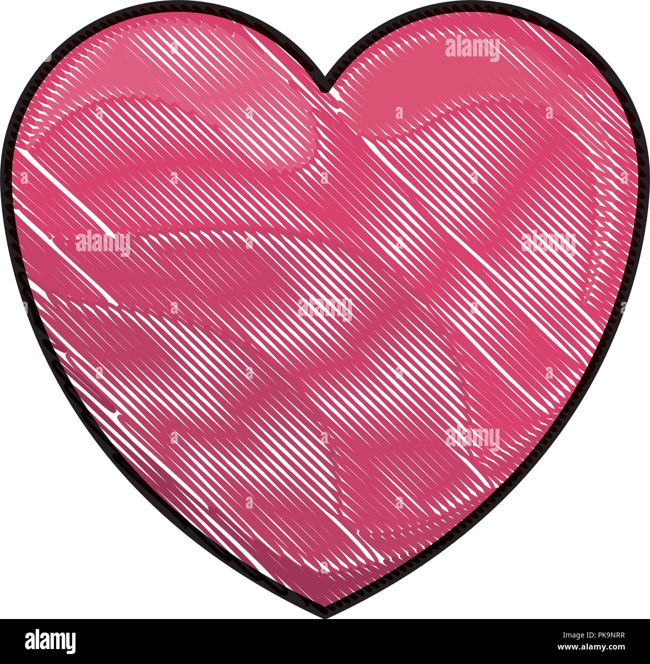heart love symbol scribble Stock Vector Image & Art - Alamy