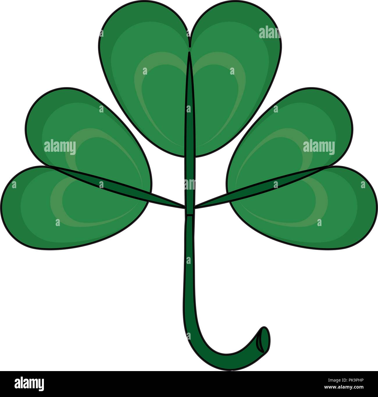 Clover irish symbol Stock Vector Image & Art - Alamy