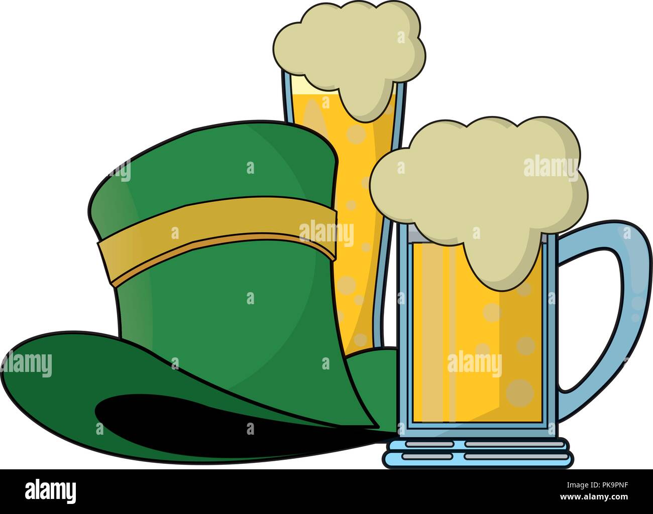 Elf hat with beers Stock Vector Image & Art - Alamy