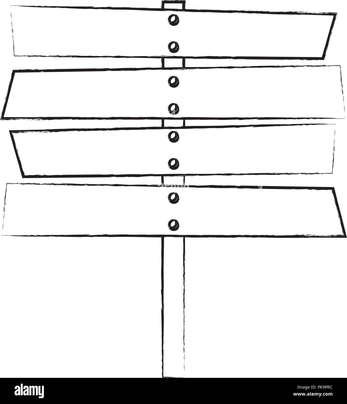 Blank wooden sign sketch Stock Vector Image & Art - Alamy