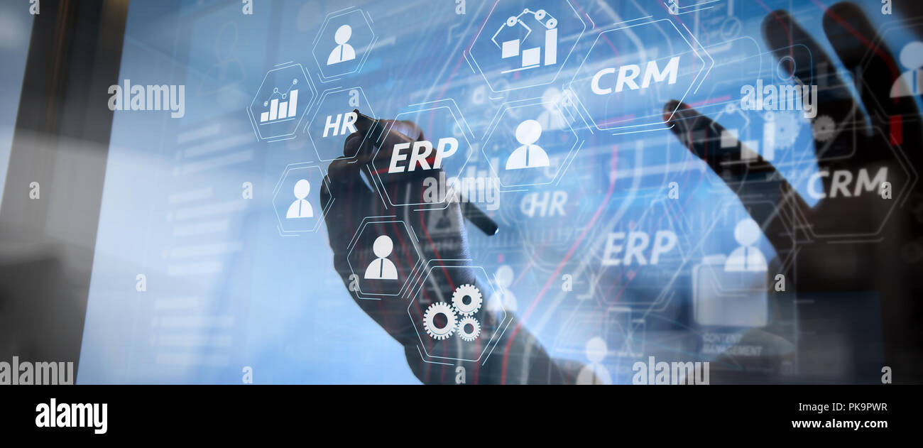 Architecture of ERP (Enterprise Resource Planning) system with ...