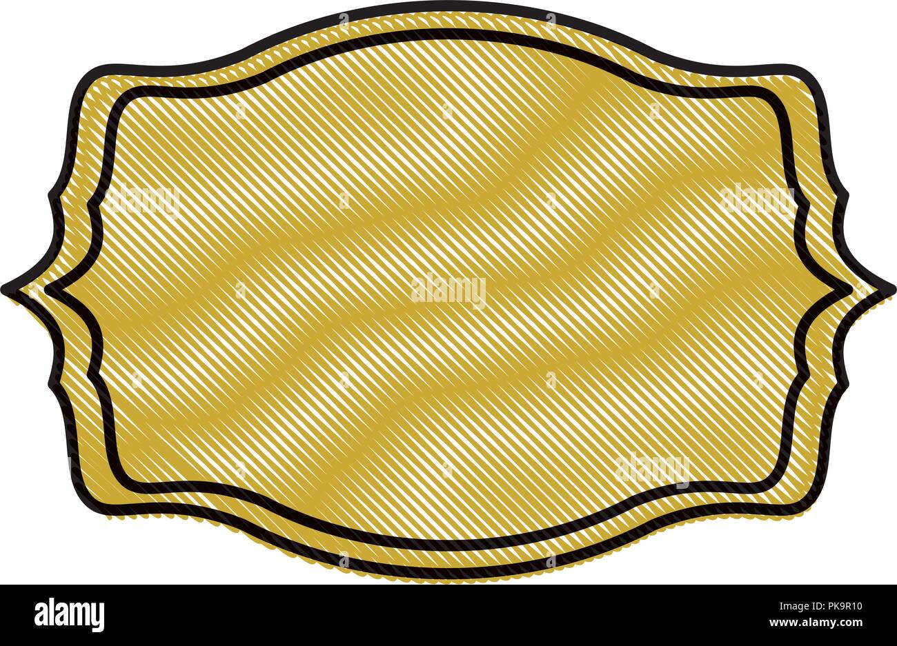 Label frame isolated scribble Stock Vector Image & Art - Alamy