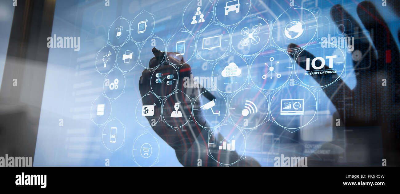 Internet of Things (IOT) technology with AR (Augmented Reality) on VR ...