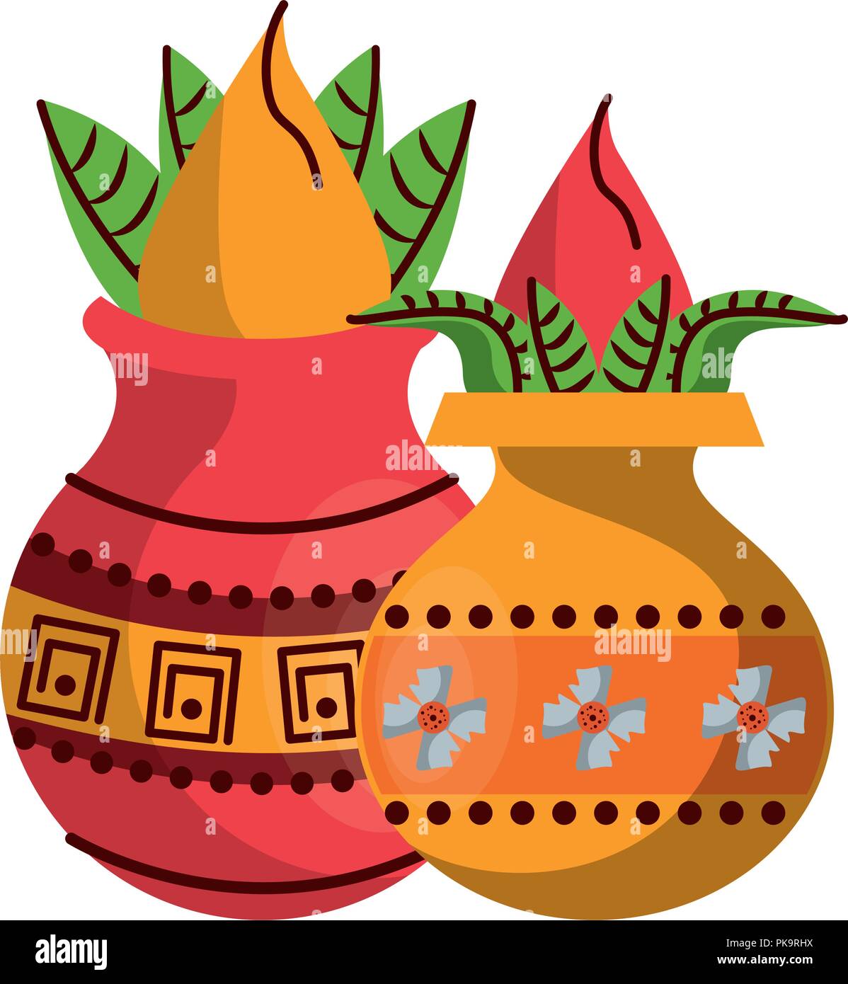 Ugadi indian elements Stock Vector Image & Art - Alamy