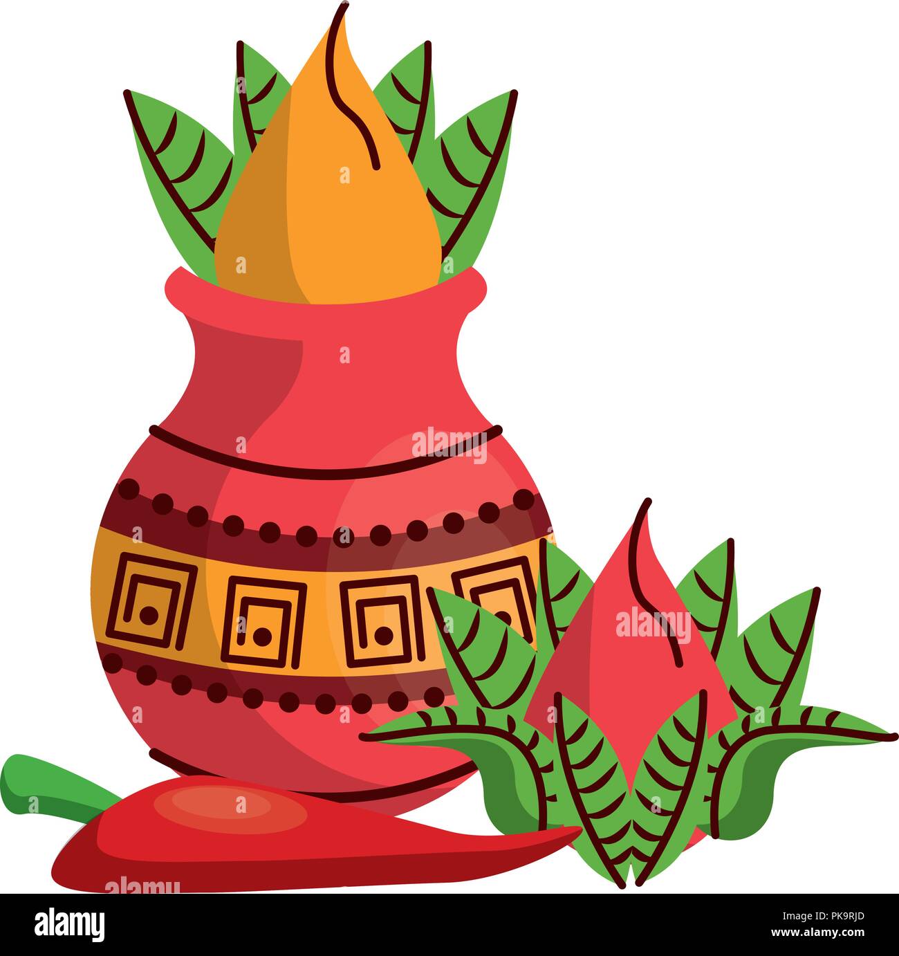 Ugadi indian elements Stock Vector Image & Art - Alamy