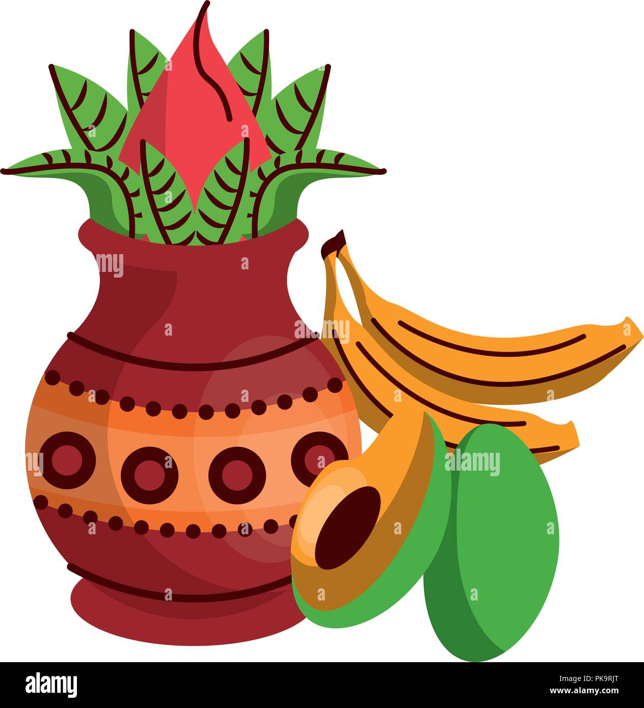 Ugadi indian elements Stock Vector Image & Art - Alamy