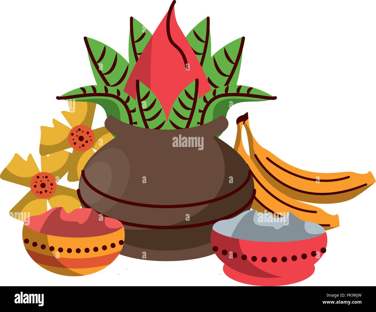 Ugadi indian elements Stock Vector Image & Art - Alamy