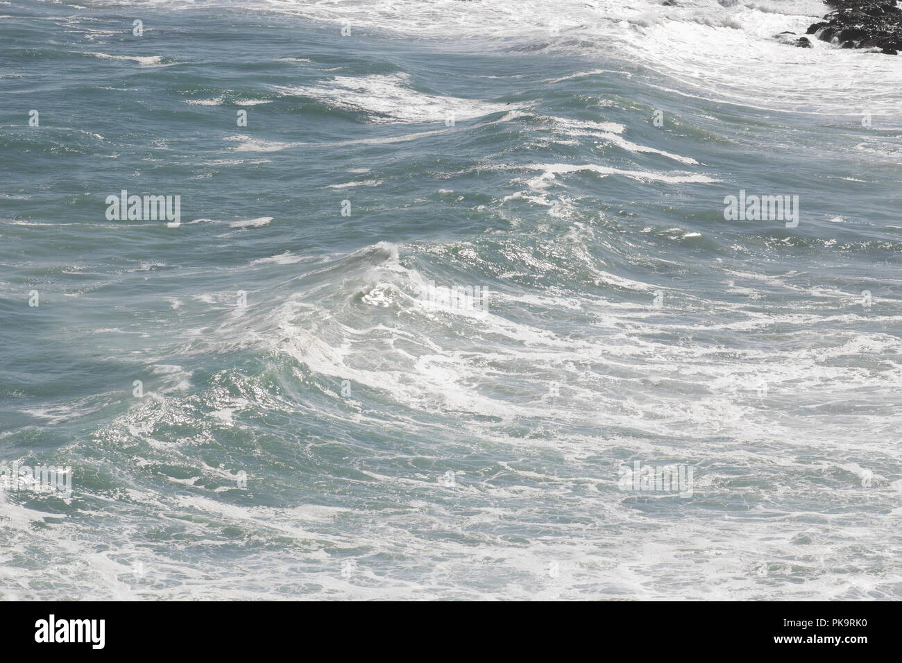 Background landscape image of ocean waves Stock Photo - Alamy