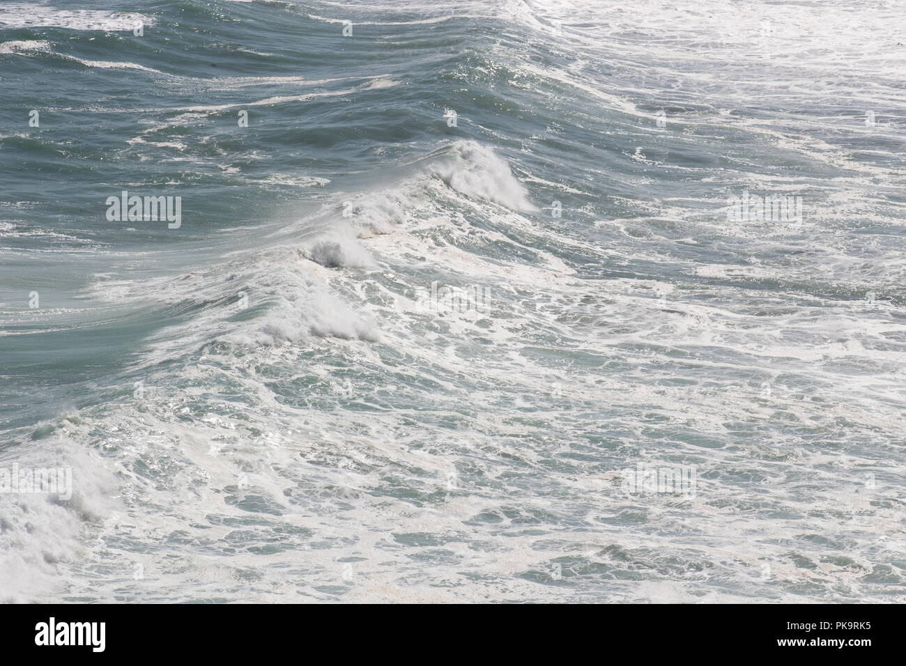 Background landscape image of ocean waves Stock Photo - Alamy