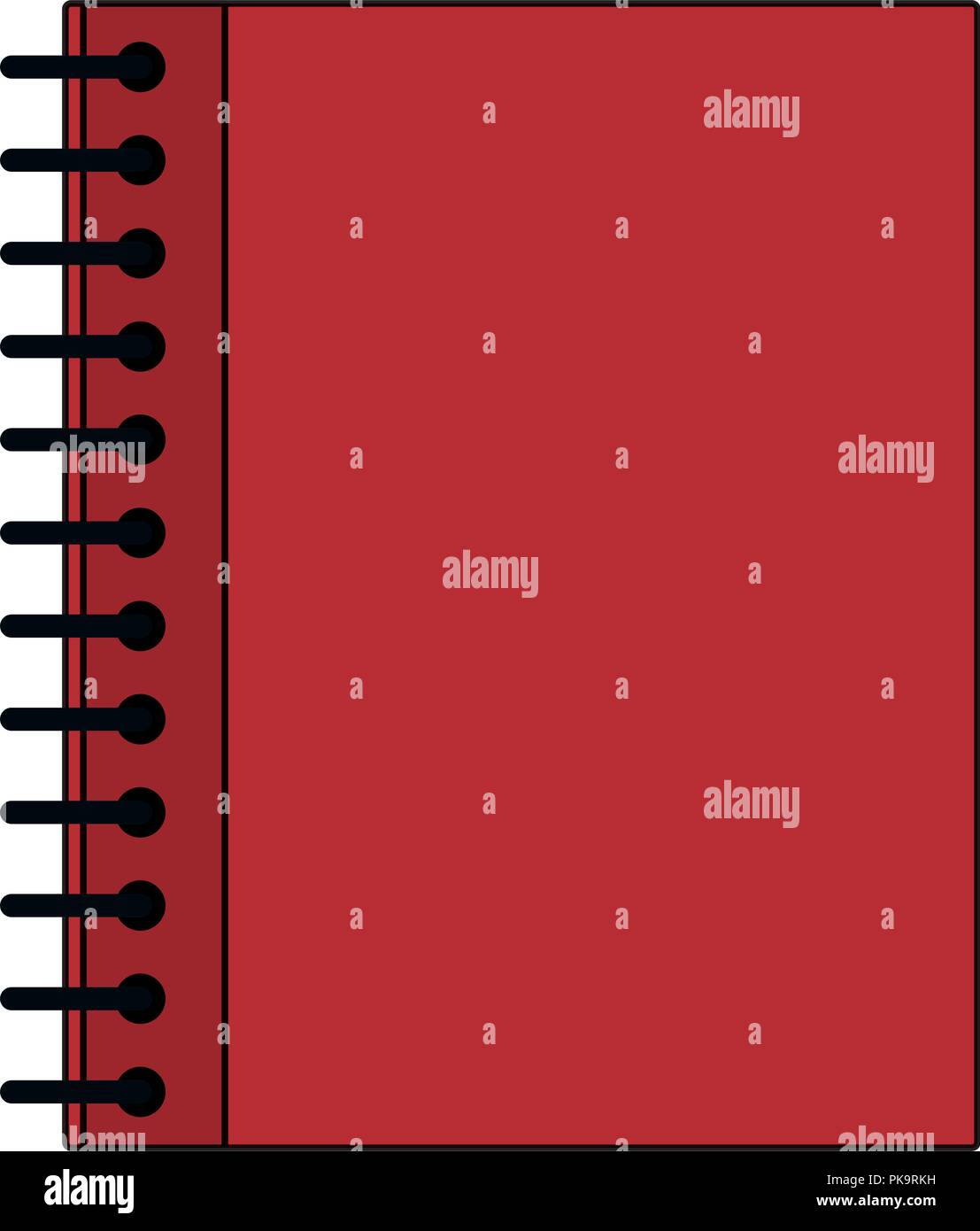 Notebook closed isolated Stock Vector Image & Art - Alamy