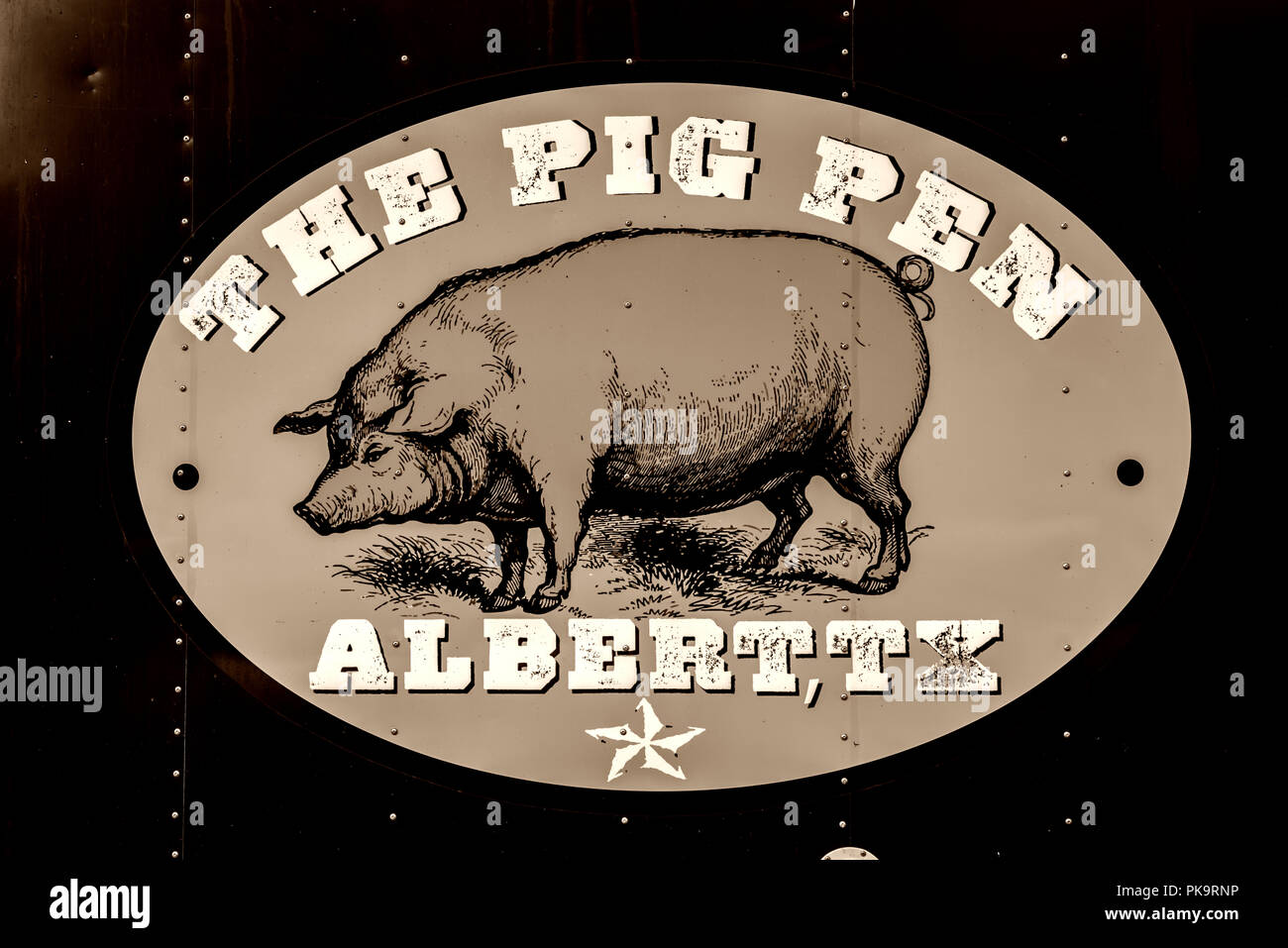 Roadside bbq sign hi-res stock photography and images - Alamy