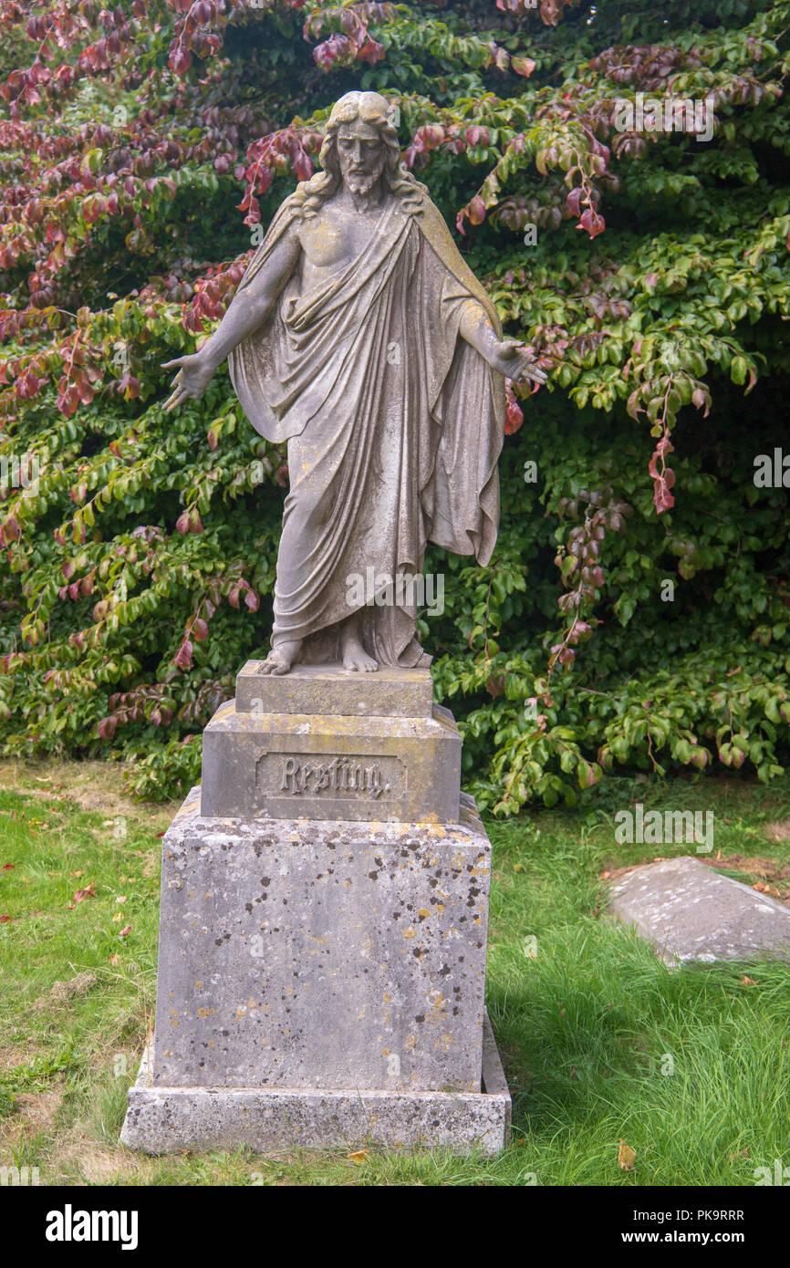 Capt. F.W. Bartelt Monument at All Saints Church, Corston, Bath Stock ...