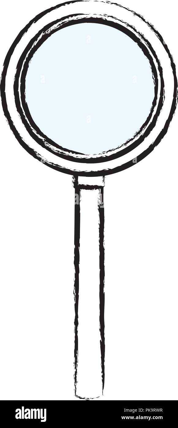 Magnifying glass isolated sketch Stock Vector Image & Art - Alamy