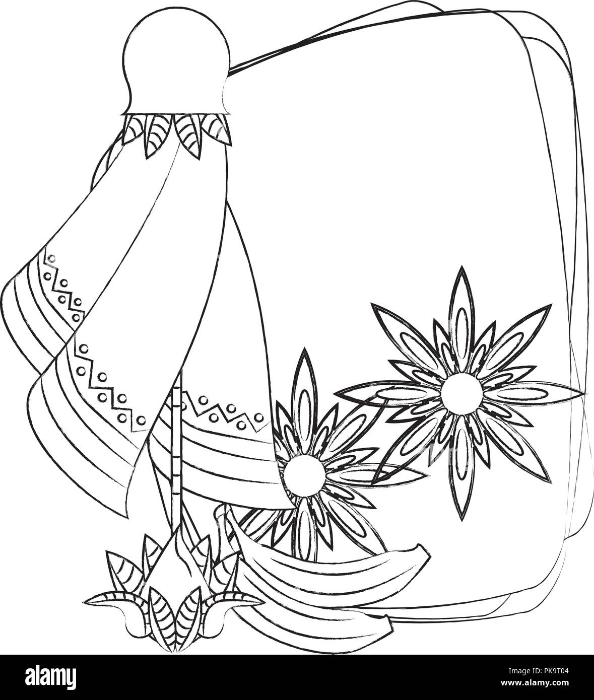 Ugadi indian emblem sketch Stock Vector Image & Art - Alamy