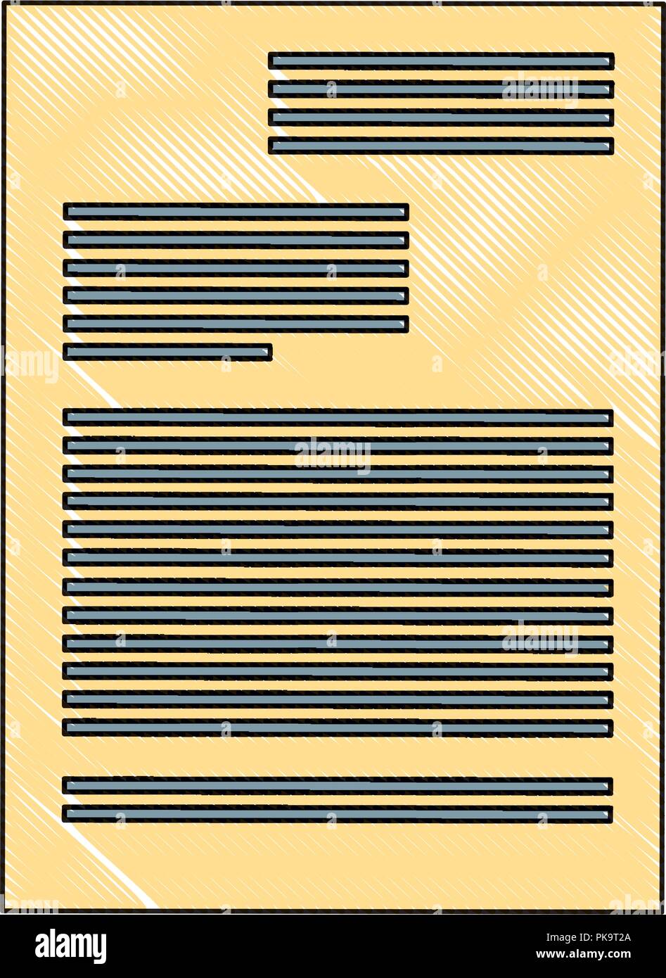 Document sheet isolated scribble Stock Vector Image & Art - Alamy
