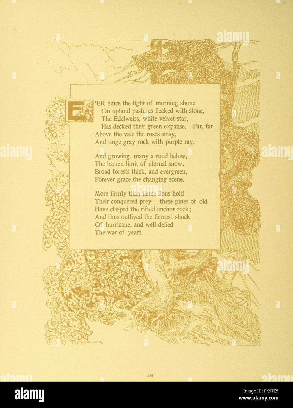Image from page 22 of 'Poems on Mont Blanc and Switzerland ...