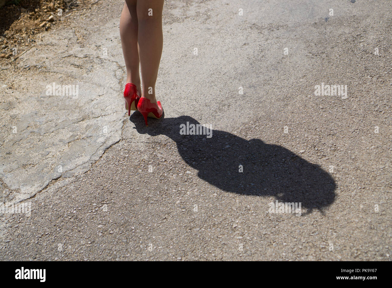 Woman's legs and rear view hi-res stock photography and images - Alamy