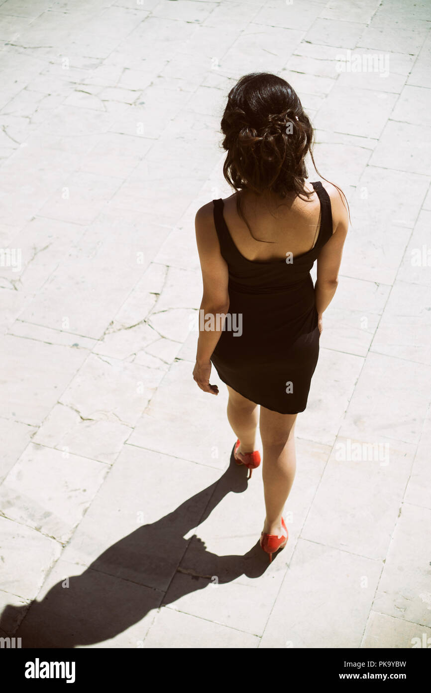 Black Girl Walking Away