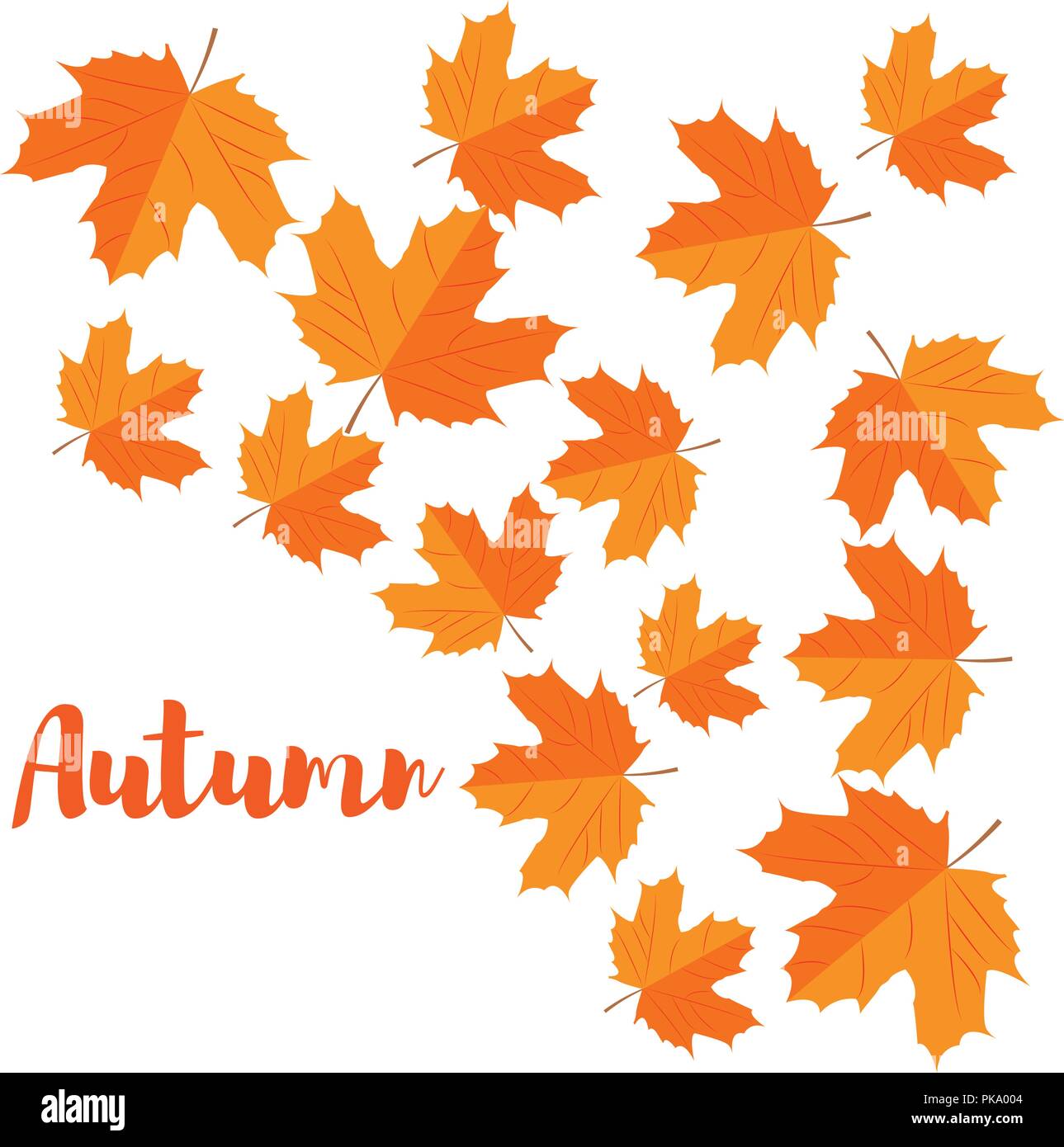 Falling leaves motion Stock Vector Images - Alamy