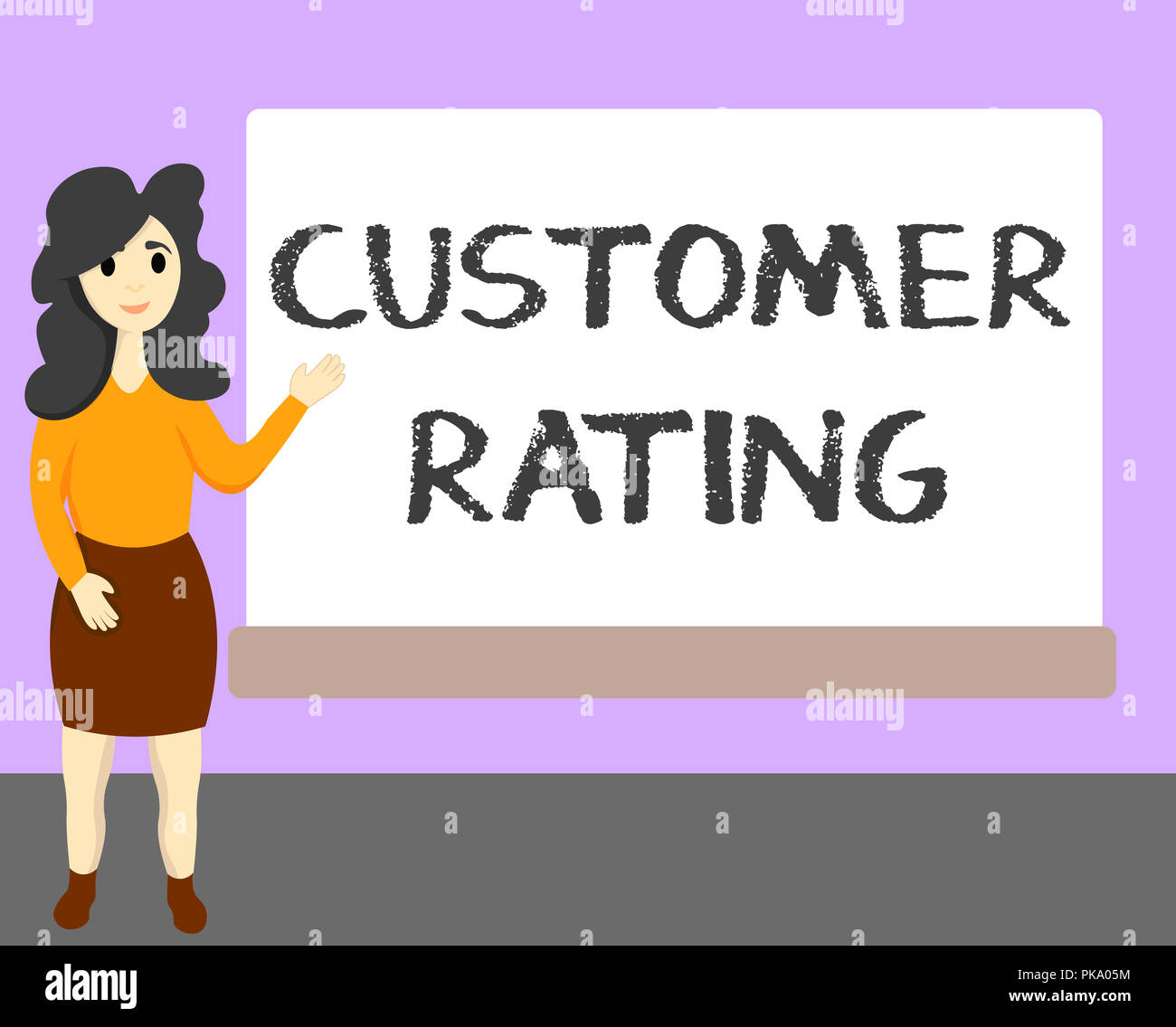 Word writing text Customer Rating. Business concept for Each point of ...