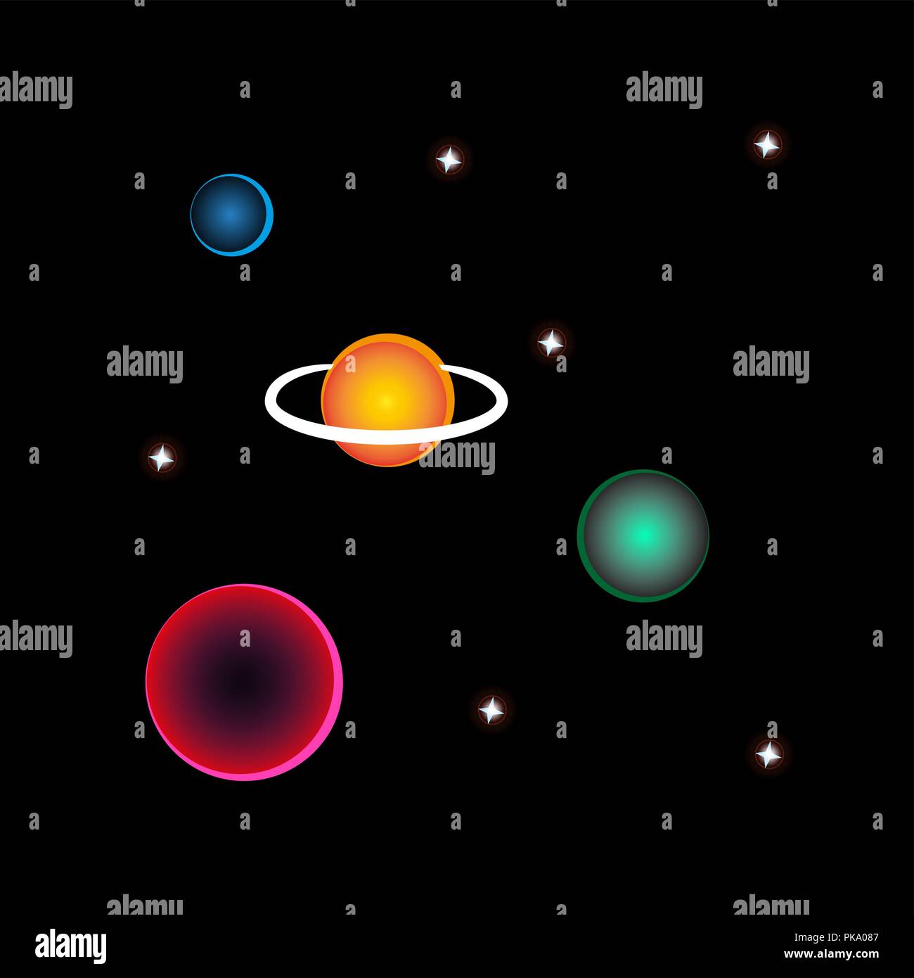 Small stars Stock Vector Images - Alamy