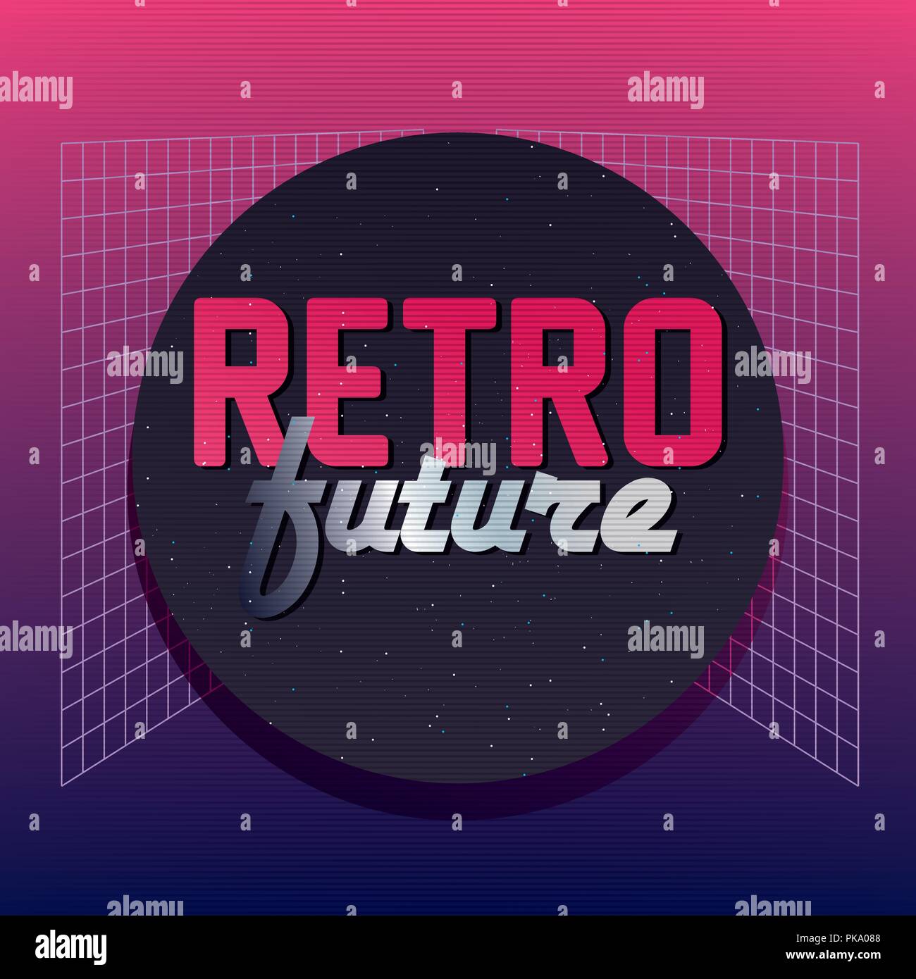 retro future label icon vector illustration design Stock Vector Image ...