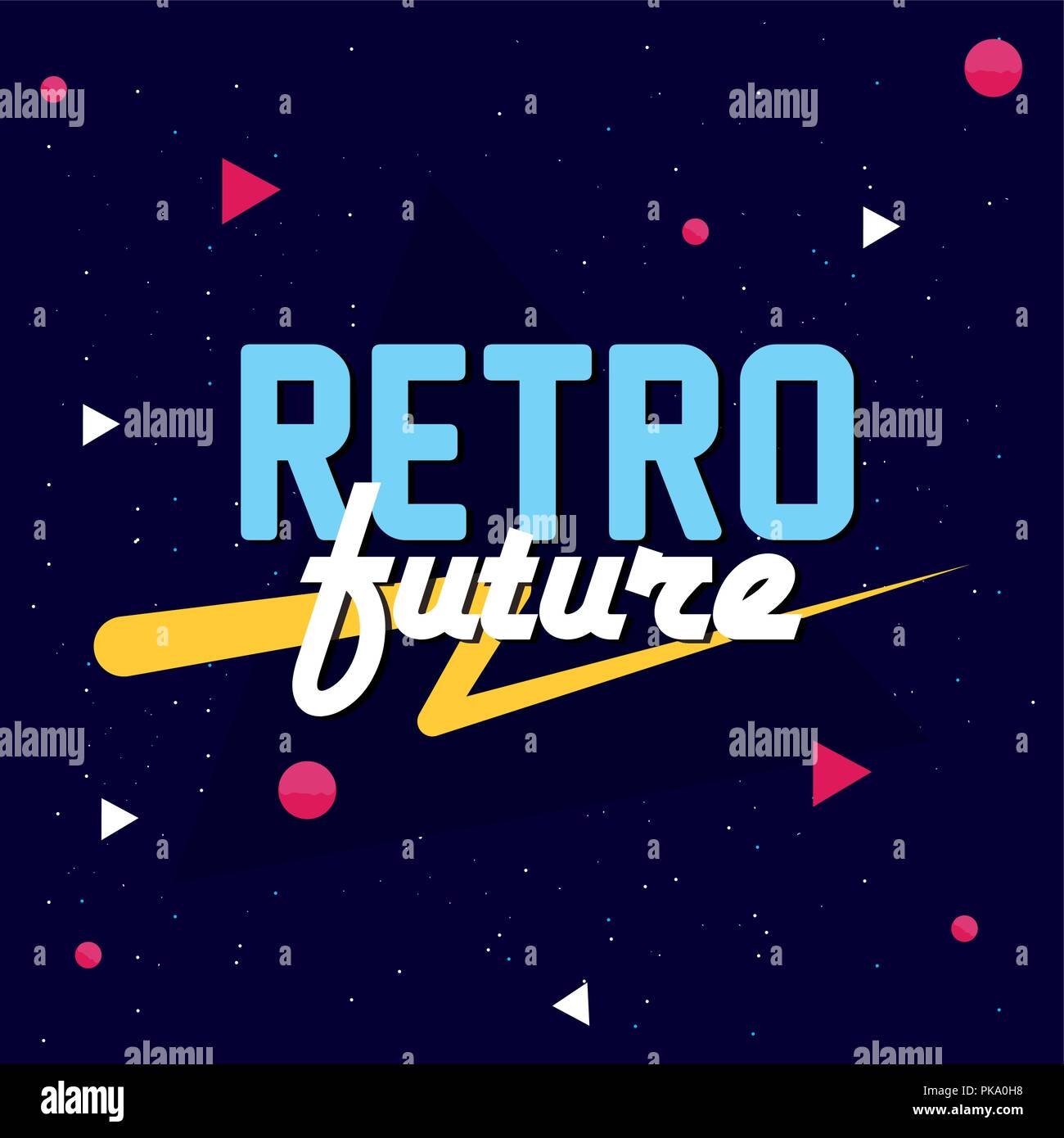 retro future label icon vector illustration design Stock Vector Image ...