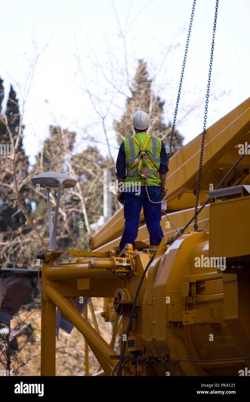 builders at work Stock Photo - Alamy