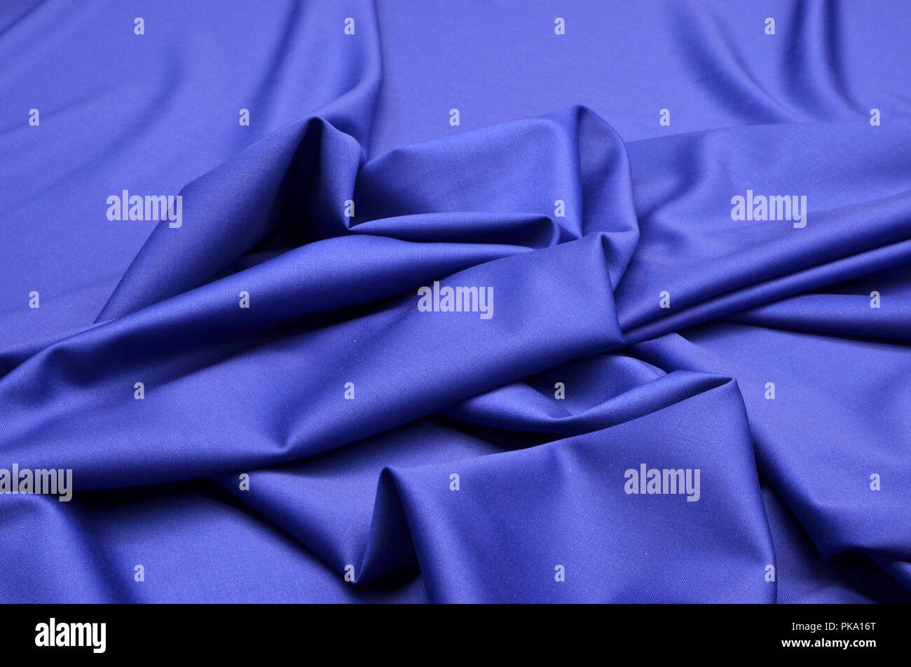 Fabric stretch blue suit of wool and elastane Stock Photo - Alamy