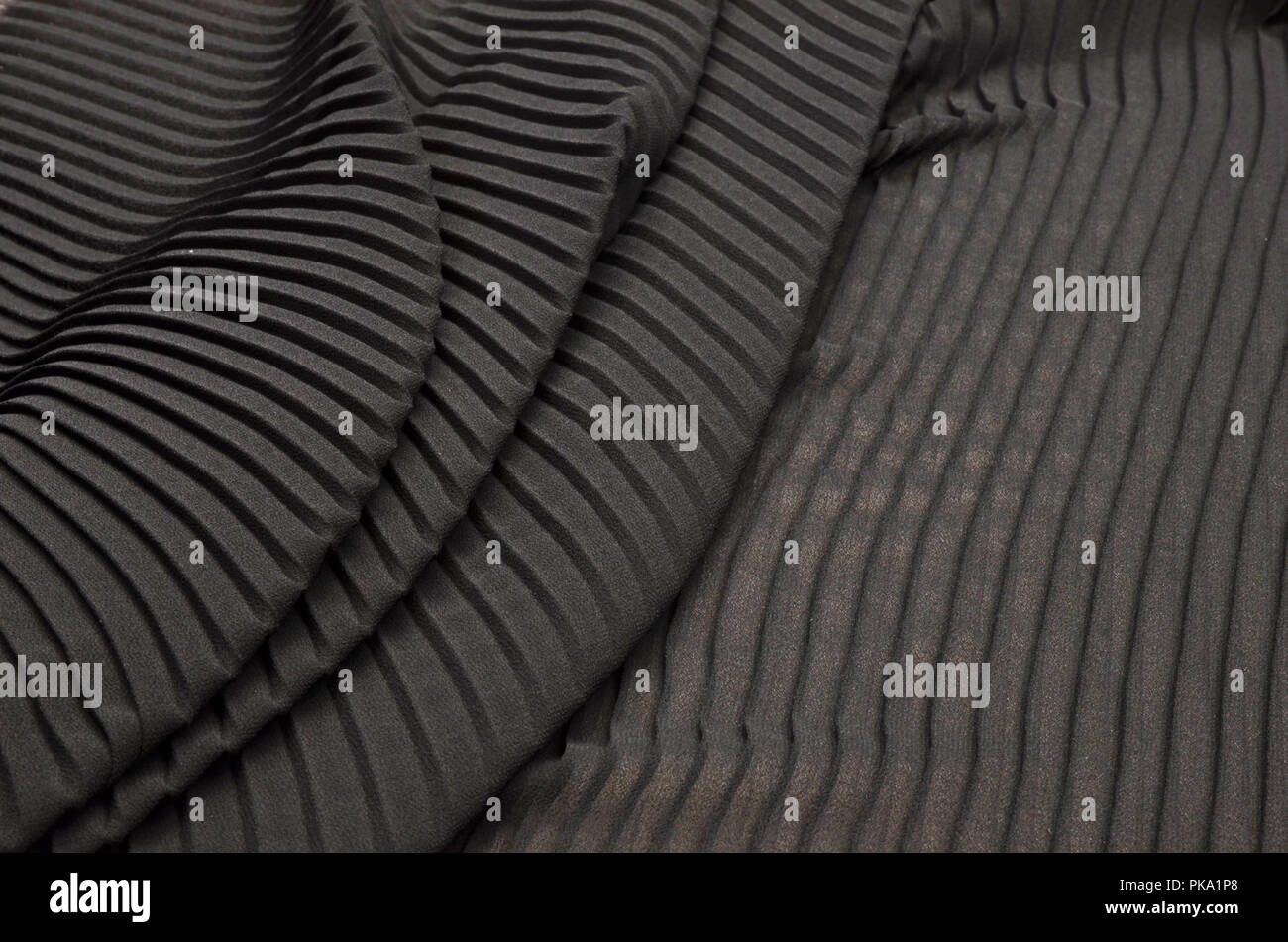 Plisset black from polyamide Stock Photo - Alamy