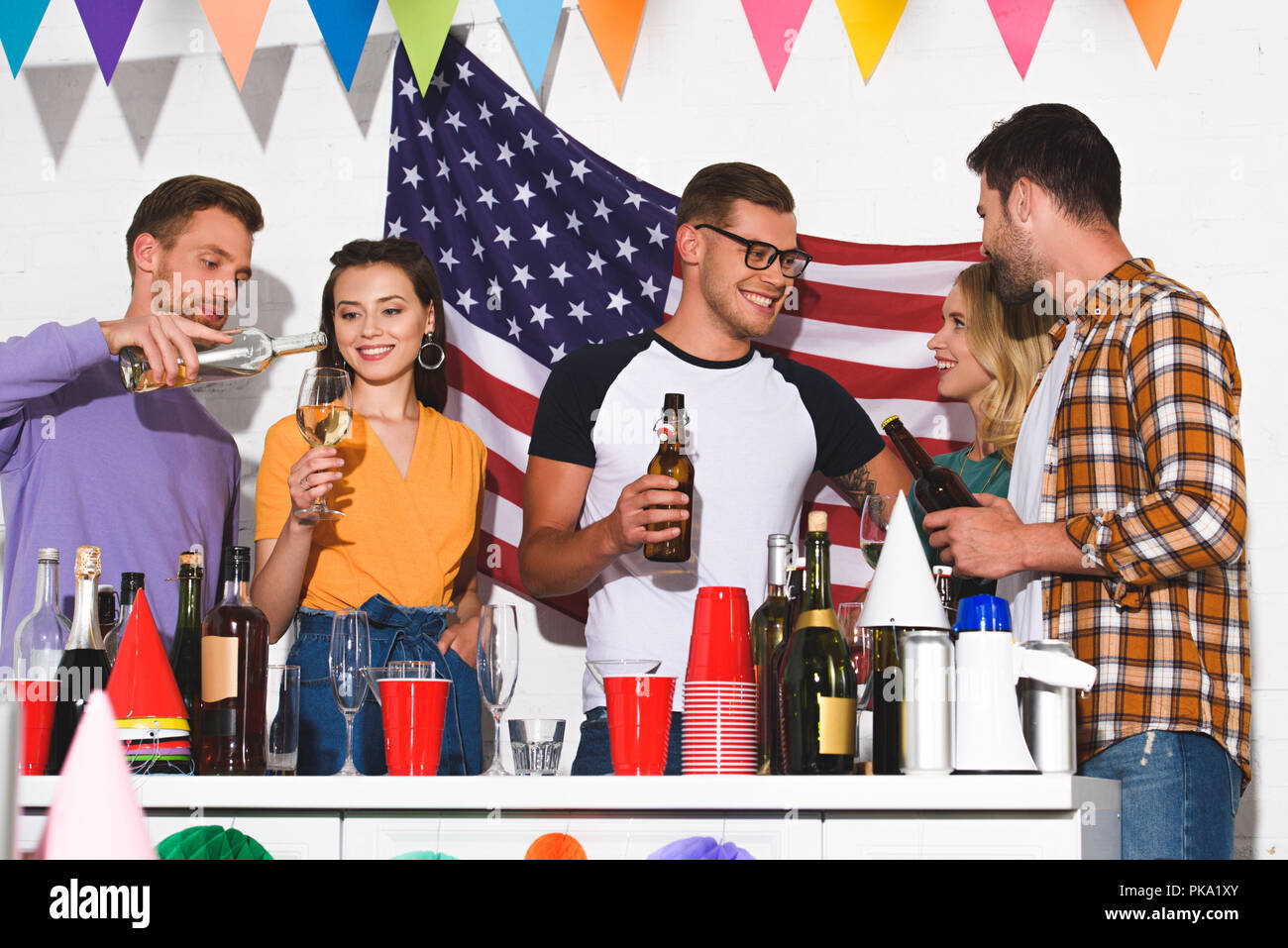 Alcohol beverages young adult party hi-res stock photography and images ...