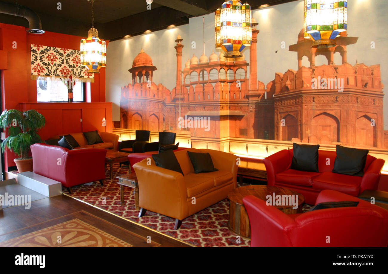 Indian cuisine fine dining Stock Photo - Alamy