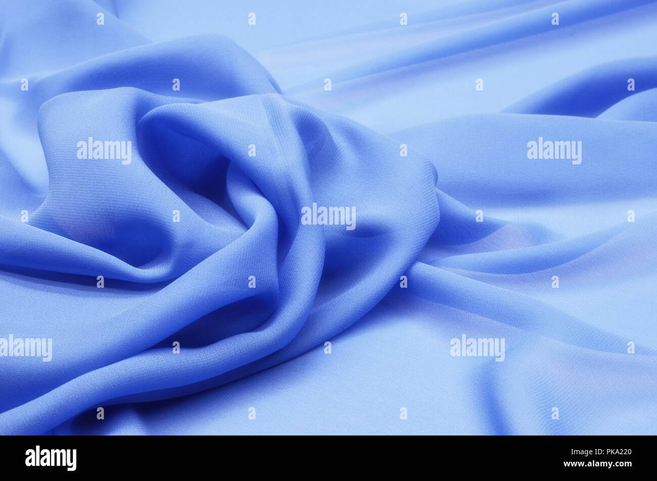 Cotton fabric, blue cambric Stock Photo - Alamy