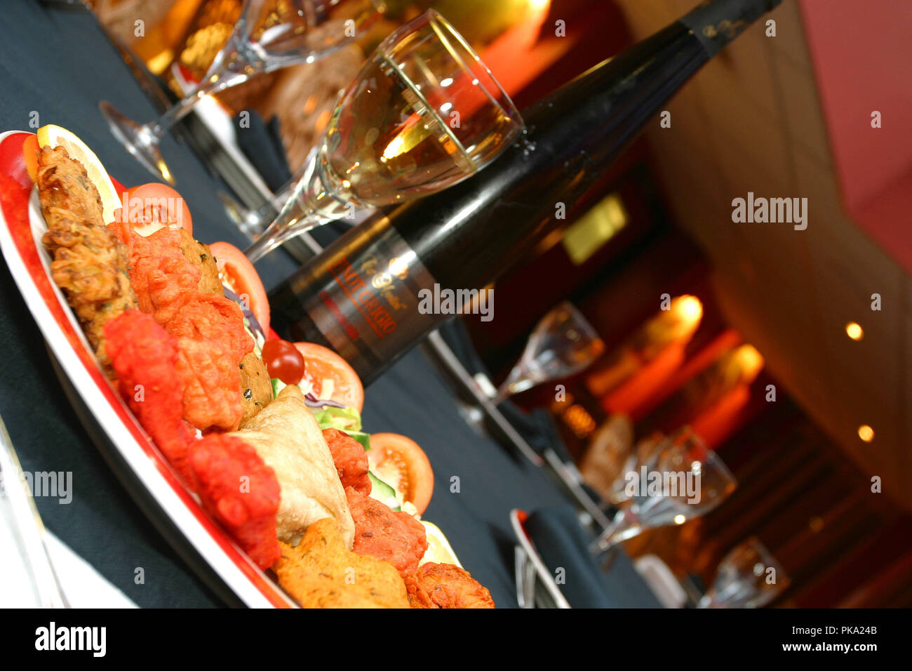 Indian cuisine fine dining Stock Photo - Alamy