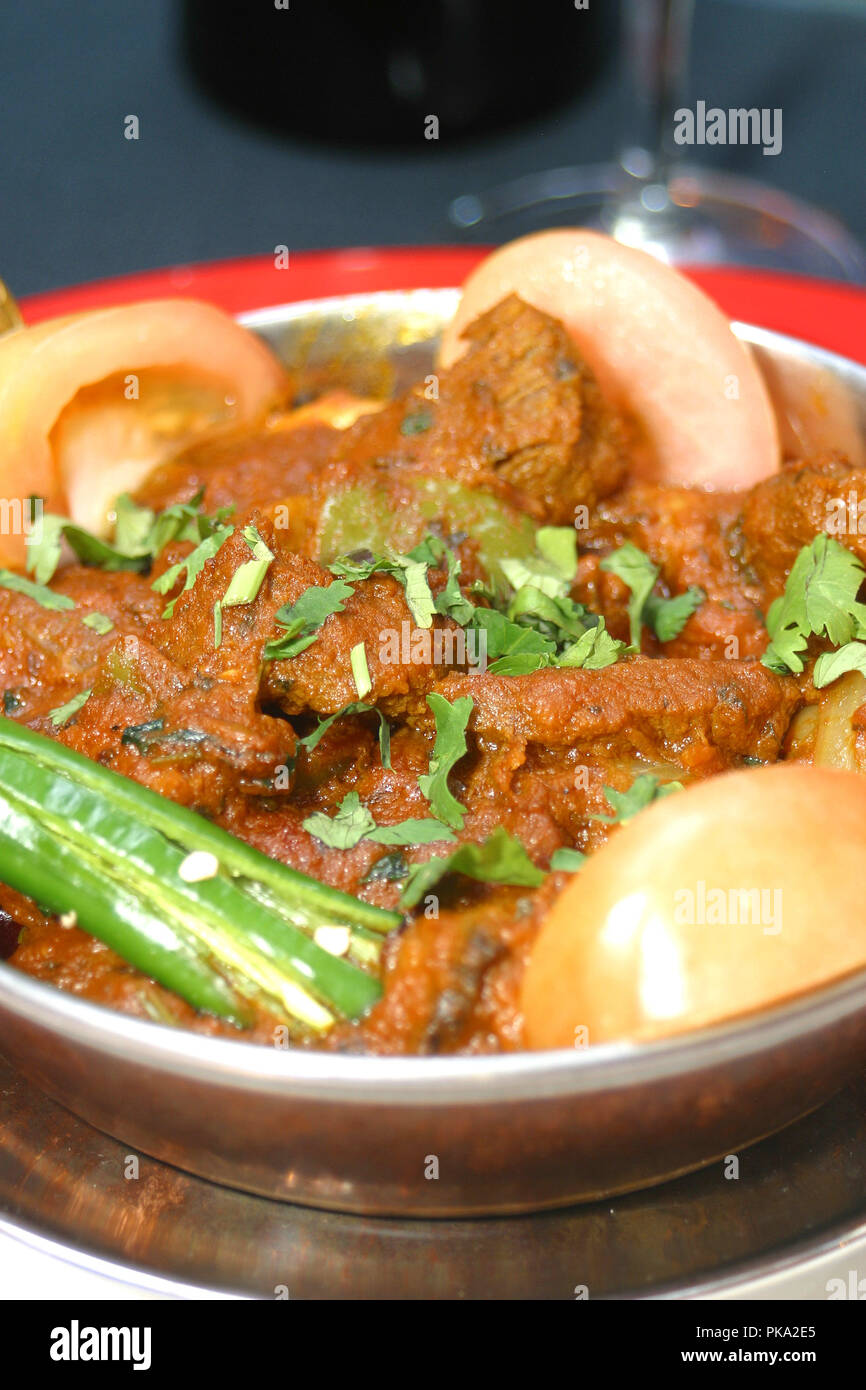 Indian cuisine fine dining Stock Photo - Alamy