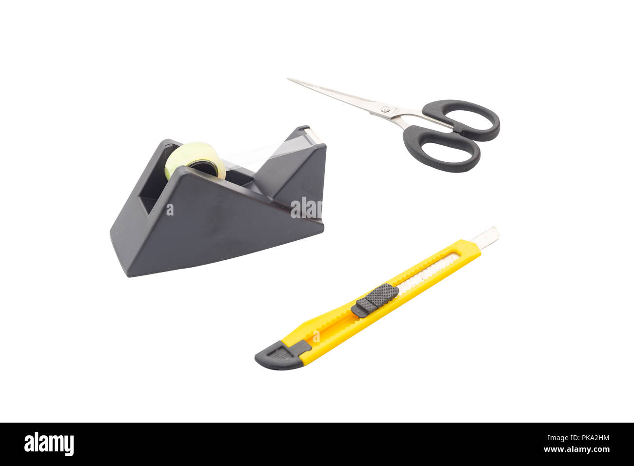 Scotch and cutter isolated on white background Stock Photo - Alamy